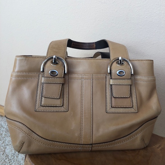 Coach | Bags | Coach Tan Leather Purse | Poshmark
